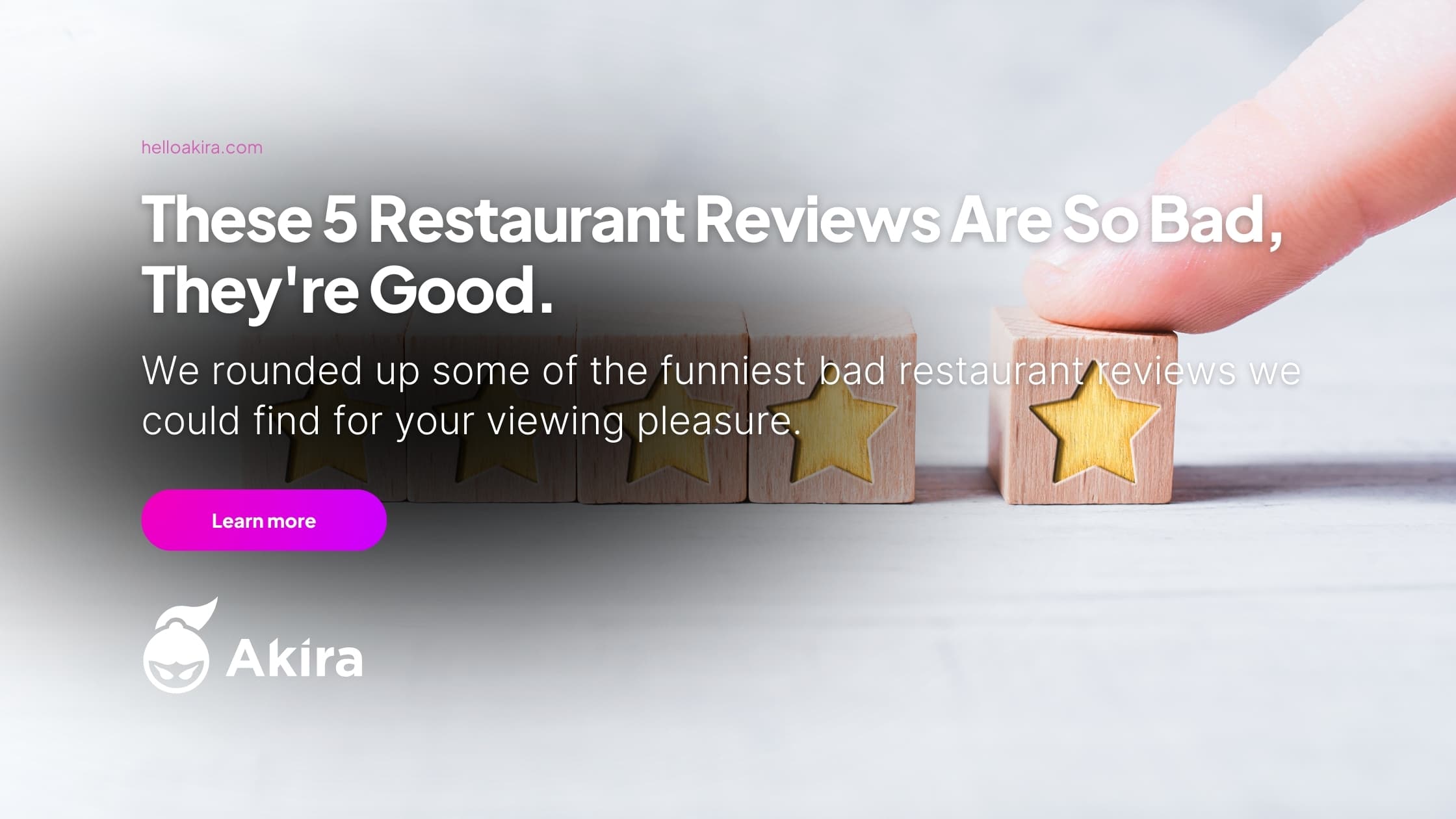 These 5 Restaurant Reviews Are So Bad, They're Good.