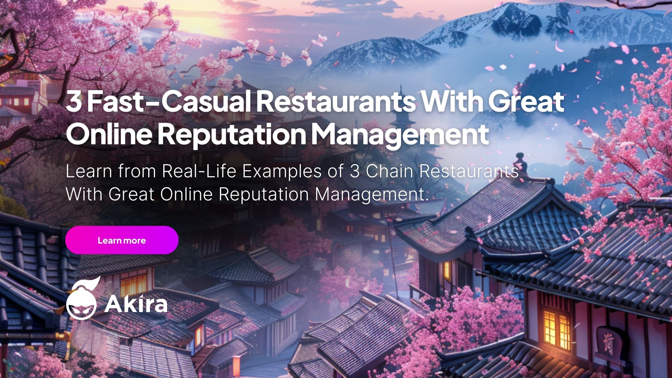 3 Fast-Casual Restaurants With Great Online Reputation Management